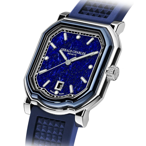 Maestro 2.0 Lapis Lazuli Stainless Steel Watch – Manfredi