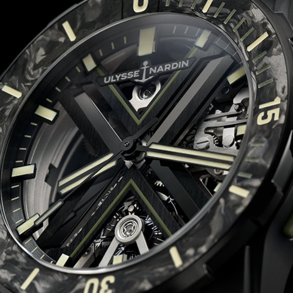 Ulysse Nardin Diver x Skeleton Ops 44mm Black Dlc Titanium & Carbonium ...